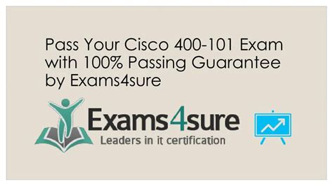 Ppt 400 101 Exam Questions With 100 Passing Guarantee Powerpoint Presentation Id 7626183