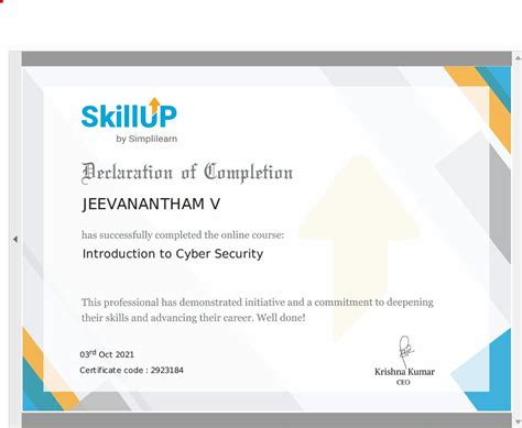 Jeevanantham V On Linkedin Cybersecurityeducation Cyberworld