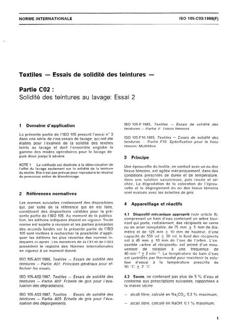 ISO 105 C02 1989 Textiles Tests For Colour Fastness Part C02 Colour Fastness To Washing Test