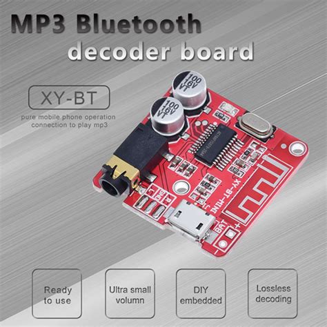 Bluetooth Decoding Board MP Circuit Board XY BT Mini Circuit Stereo Receiving Module V