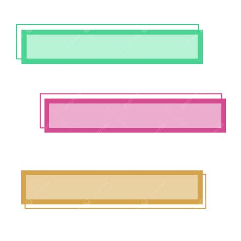 Colorful Name Labels With A Rectangular Shape Tags Book Labels Png