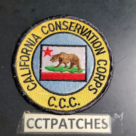 California Conservation Corps Ccc Shoulder Patch Ca Ebay