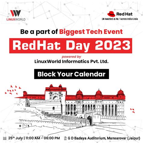 Linuxworld Informatics Pvt Ltd On Linkedin Lwredhatday Callforspeakers Leaveyourlegacy