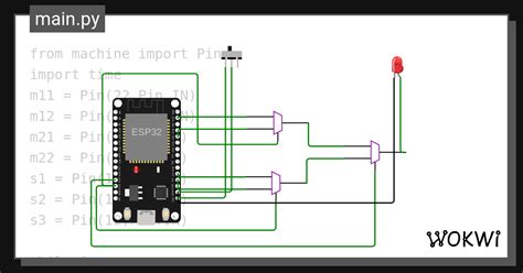 Multiplexer Wokwi Esp32 Stm32 Arduino Simulator