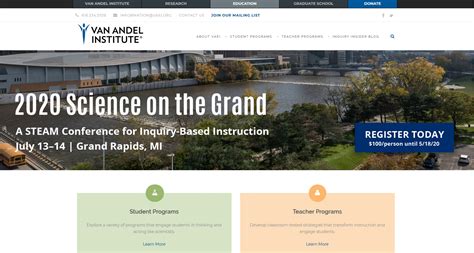 Van Andel Institute To Sponsor K 12 Stem Education Conference Techcentury