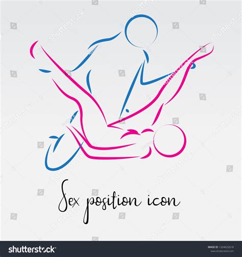 Sex Poses Vector Icon Line Icon Stock Vector Royalty Free 1324622618