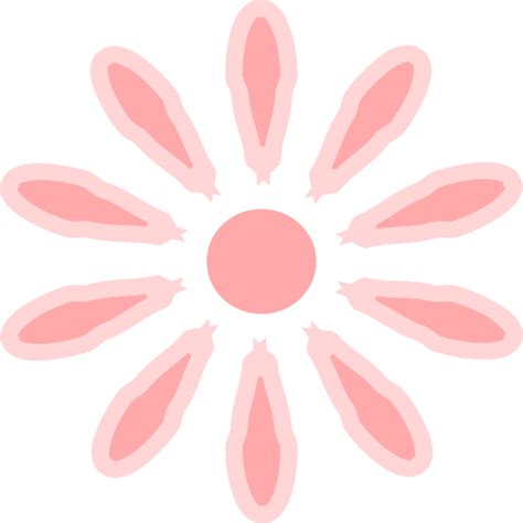 Pink Flower Icon 9267063 Png