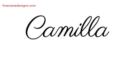 Camilla Archives Free Name Designs