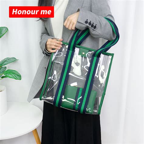 Wholesale Clear Pvc Tote Bags Water Resistant And Stylish