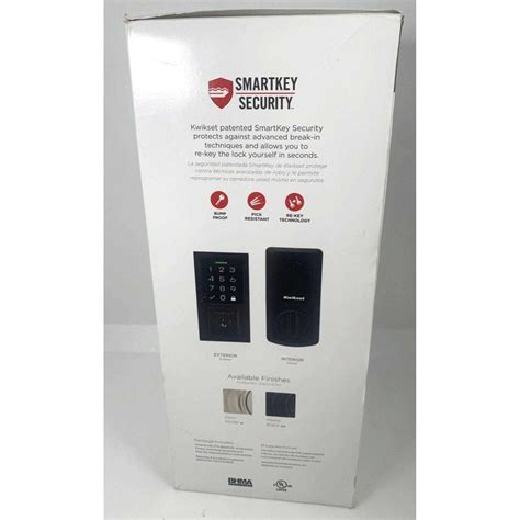 Kwikset Contemporary Smartcode Touchpad Electronic Deadbolt Smartkey