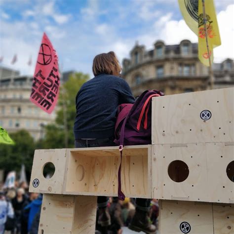 Modular Boxes Used By Extinction Rebellion Are Protest Architecture