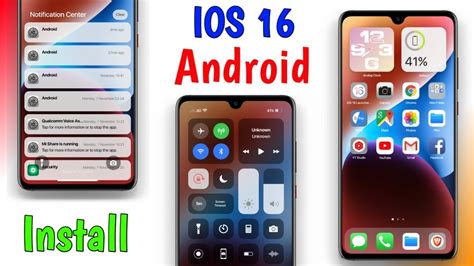How To Install Ios 16 In Any Android Phone Android Phone Me Iphone Kaise Install Kare Youtube