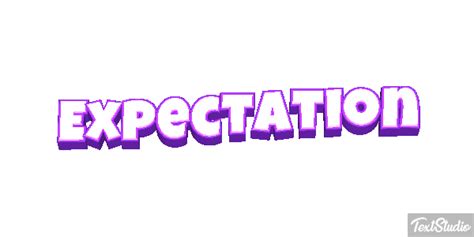 Expectation Word Animated  Logo Designs