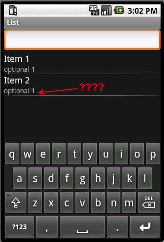 Android Different Visibility Values In Each Row In A Listview Stack Overflow