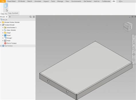 Inventor Copy Assistant Blue Mech