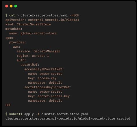 manage kubernetes secrets using aws secrets manager giant swarm
