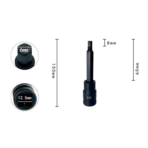 1 2 Impact Socket Wrench Adapter Hex Head Socket Ratchet Wrench Adapter