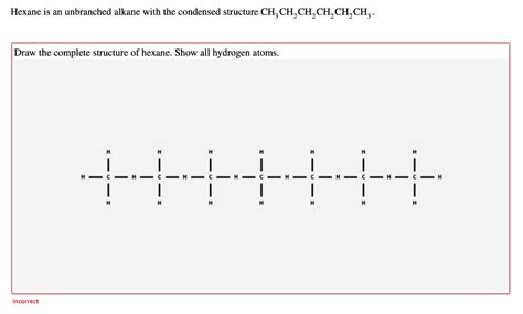 Hexane Condensed Structural Formula