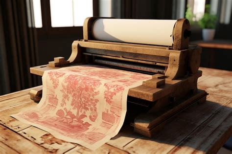 Printer With Scanning Bed Premium Ai Generated Image