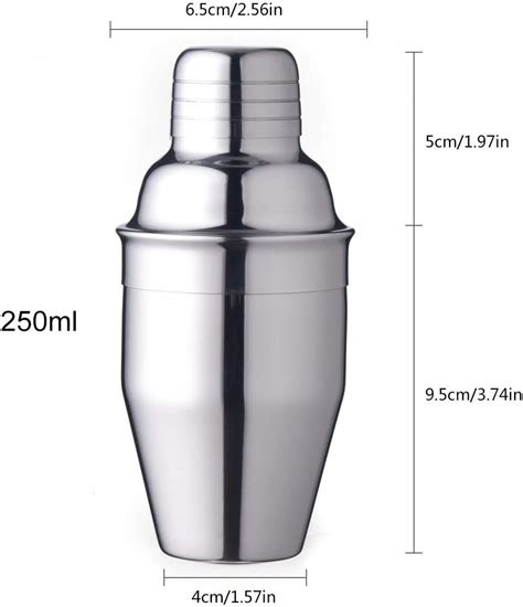 Cocktail Shaker Small Martini Shaker Stainless Steel Small Drink Shaker