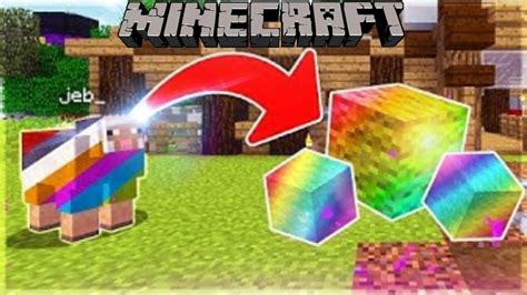 Minecraft How To Make A Rainbow Sheep Jeb Youtube