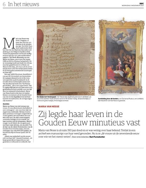 Maria Van Nesse The Female Impact