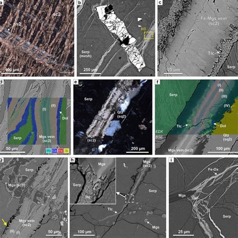 Zoned Magnesite Veins In Listvenite A Thin Section Overview Of