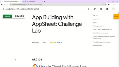 App Building With Appsheet Challenge Lab Qwiklabs Arc105 Youtube