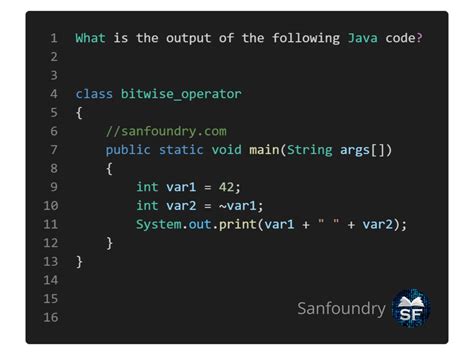 Sanfoundry On Linkedin Java Quiz