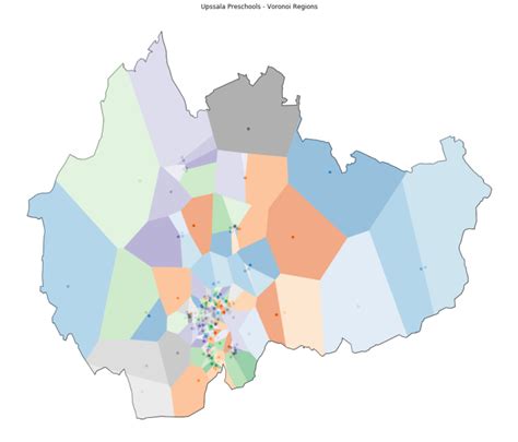 How To Create Voronoi Regions With Geospatial Data In Python Towards