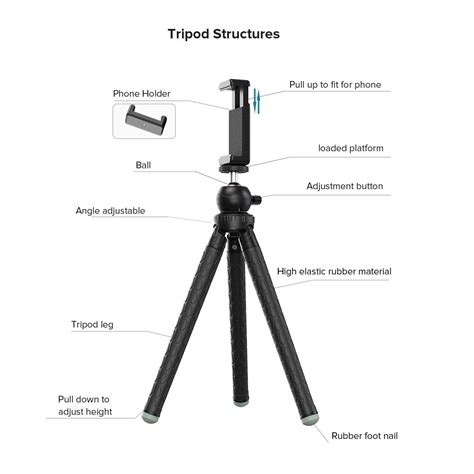 Apexel Extendable Travel Slr Tripod 360 Rotation V Vicedeal