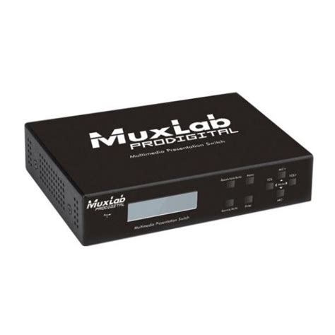 Buy MuxLab 500435 5x1 HDMI HDBT Multimedia Presentation Switch Prime Buy