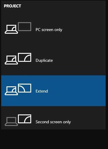 Project Menu Windows P Without A Keyboard R WindowsHelp