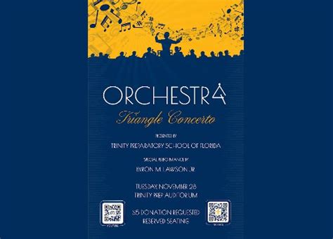 Teachtix Trinity Preparatory School Orchestra Triangle Concerto
