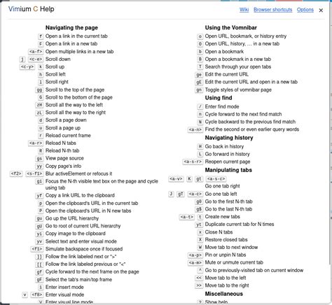 Инструкция по использованию Vimium для начинающих