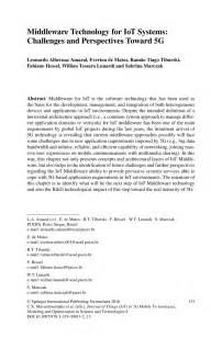 pdf middleware technology for iot systems challenges and