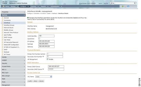 Cisco Prime Network Control System Configuration Guide Release Chapter Configuring