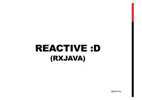 Understanding Reactive Programming Ppt