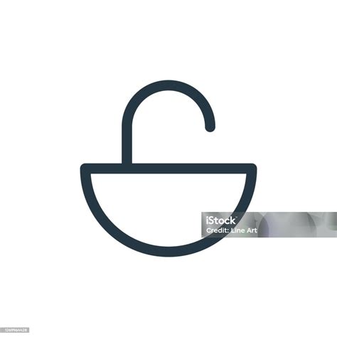스마트 폰 Ui Ux 부품 개념에서 아이콘 벡터의 잠금을 해제합니다 잠금 해제 편집 가능한 스트로크의 얇은 선 그림입니다 웹 및 모바일 앱 로고 인쇄 미디어에서 사용할 선형