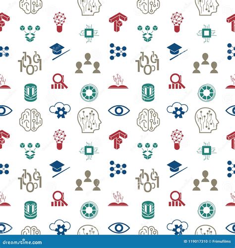 Digital Vector Deep Learning Stock Illustration Illustration Of Internet Board 119017310