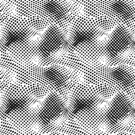 Premium Photo Seamless Circle Halftone Pattern Design