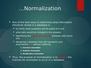 Chapter Normalization And Relational Algebra Pdf