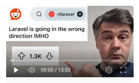 Tomorrow On Youtube My Researchopinion Video Called Laravel Is Not Povilas Korop