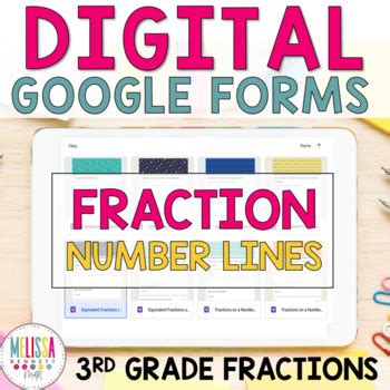 GOOGLE FORM Bundle For Fractions On A Number Line By I HEART Th Grade