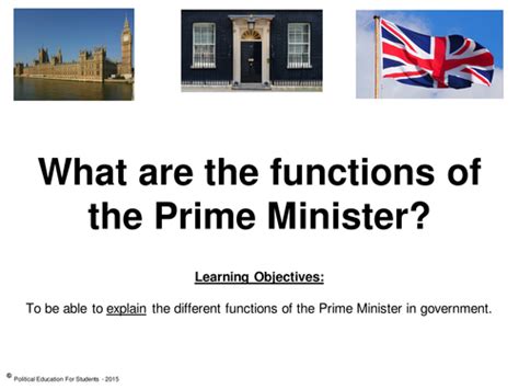 What Are The Functions And Powers Of The Prime Minister Teaching