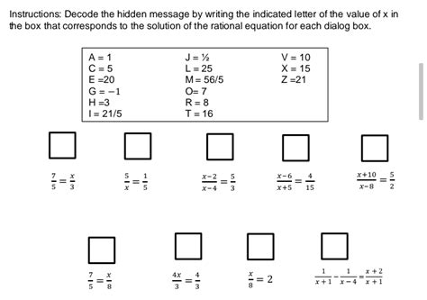 Instructions Decode The Hidden Message By Writing Gauthmath