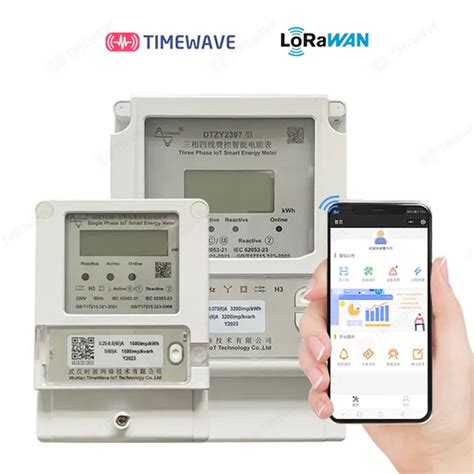 Smart Three Phase Electricity Meter With Remote Control And Lorawan 4g Rs485 Cat 1 Power