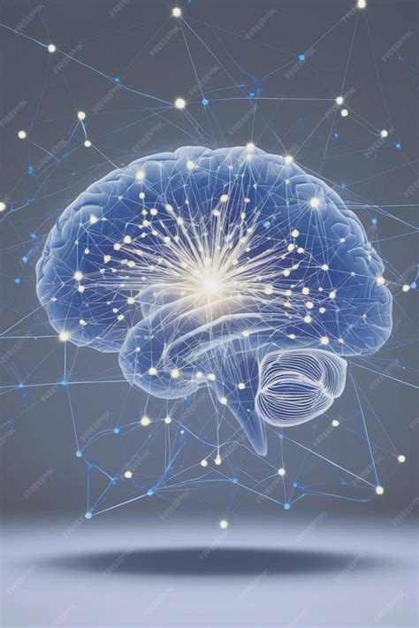 Neural Network Visualization with Intricate Lattice of Glowing Points and Lines on Dark ...