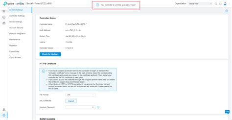 How To Upgrade The Omada Software Controller Tp Link Colombia