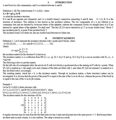 incidence matrix and some its graph theory applications